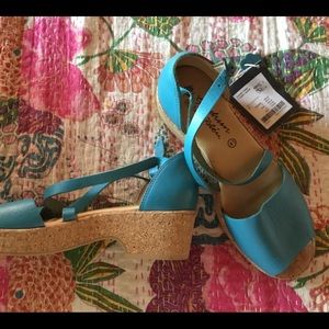 Gudrun Sjoden | Shoes | Gudrun Sjoden Blue Platform Sandals | Poshmark